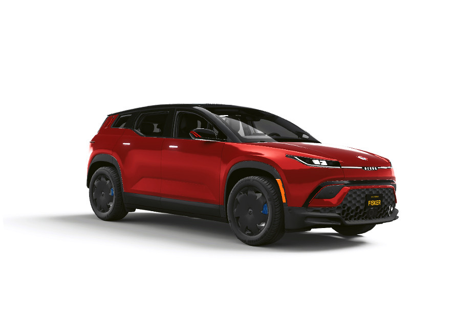 Fisker Ocean Red Planet Colour