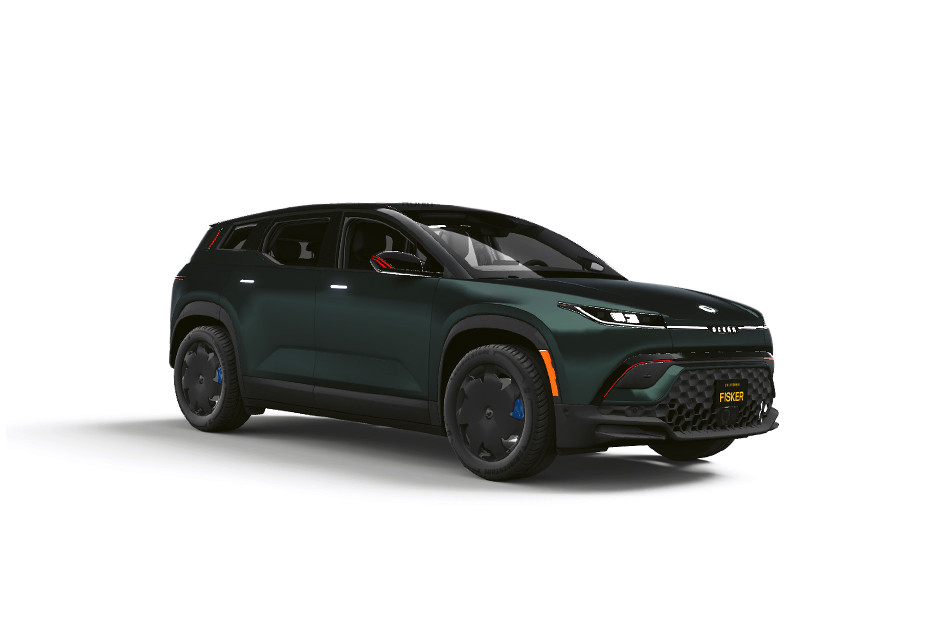 Fisker Ocean Stealth Green Colour