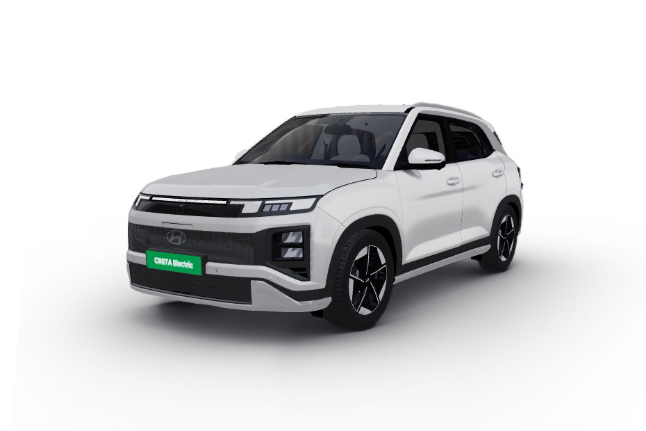 Hyundai Creta Electric Atlas White Colour