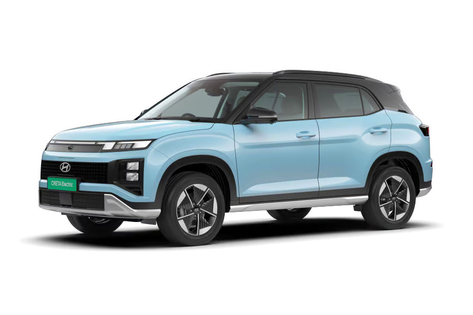 Hyundai Creta Electric Ocean Blue Matte Colour