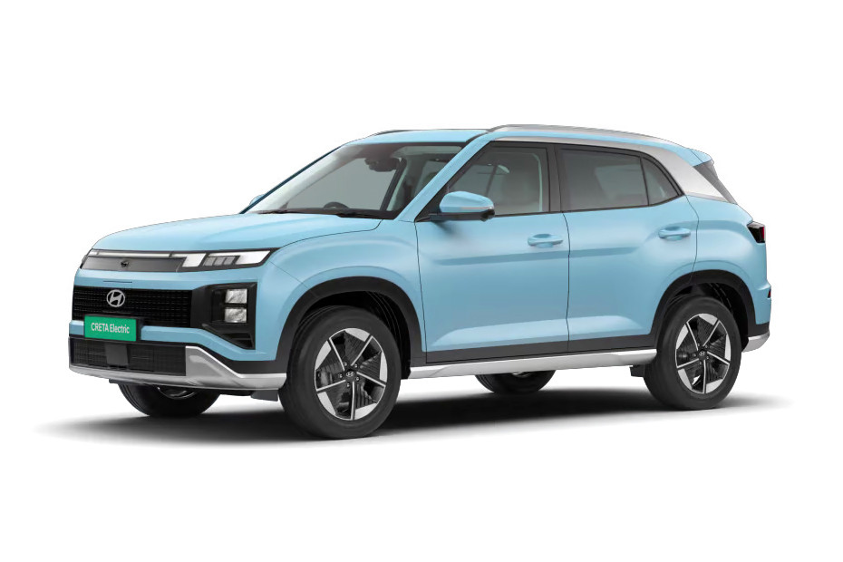 Hyundai Creta Electric Ocean Blue Matte Colour