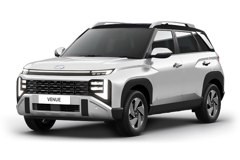 Hyundai Venue Hazel Blue With Abyss Black Roof Colour