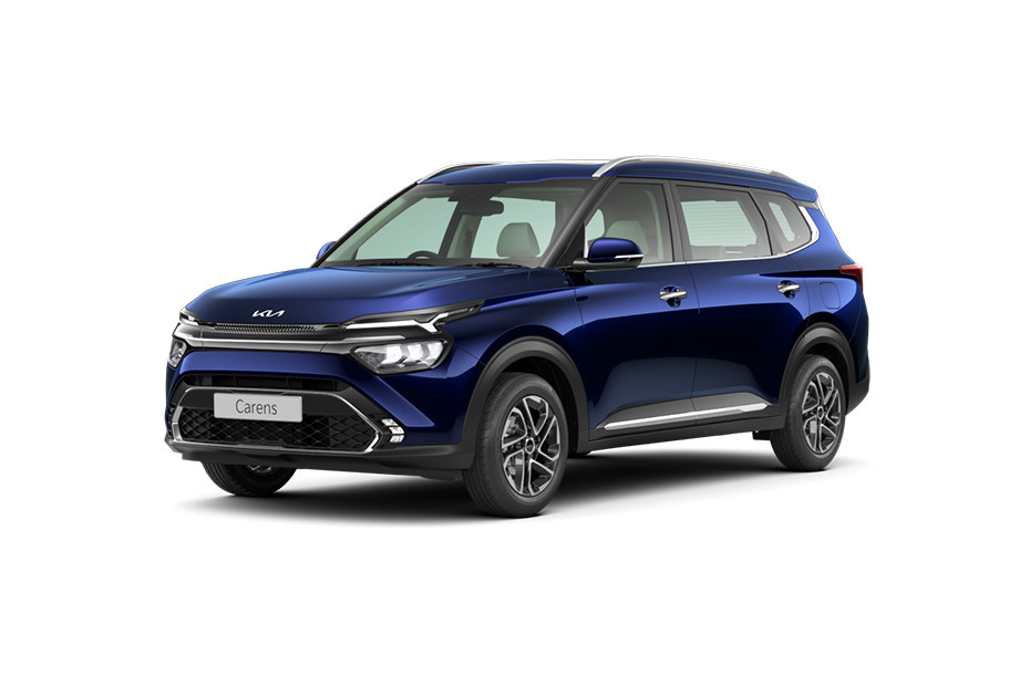 Kia Carens Imperial Blue Colour