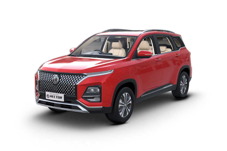 MG Hector Plus Glaze Red Colour