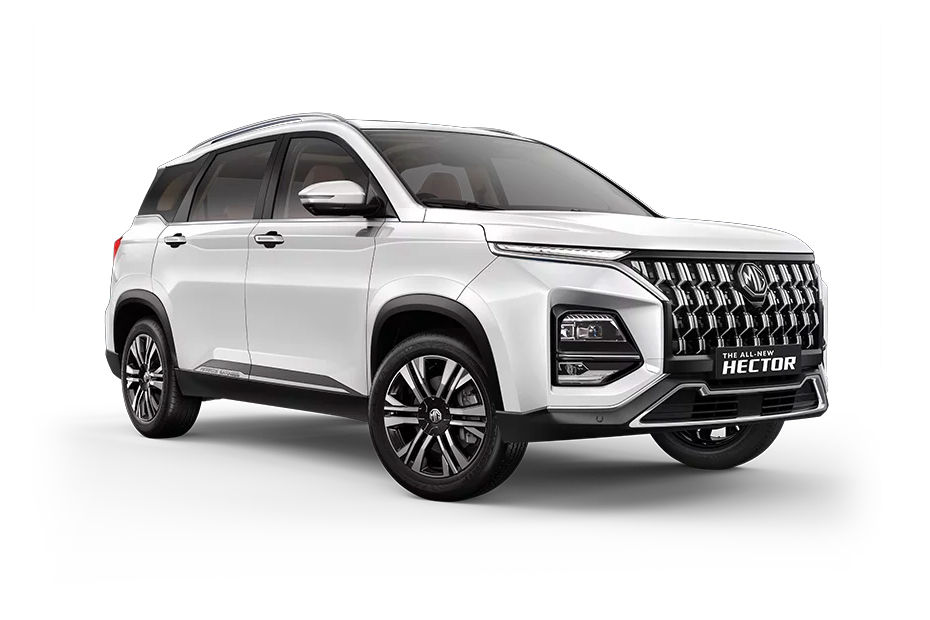 MG Hector Plus Pearl White Colour