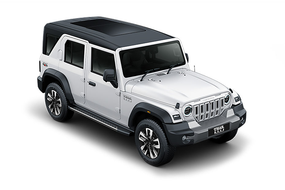 Mahindra Thar ROXX Everest White Colour