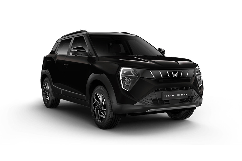 Mahindra XUV 3XO Stealth Black Plus Galvano Grey Colour