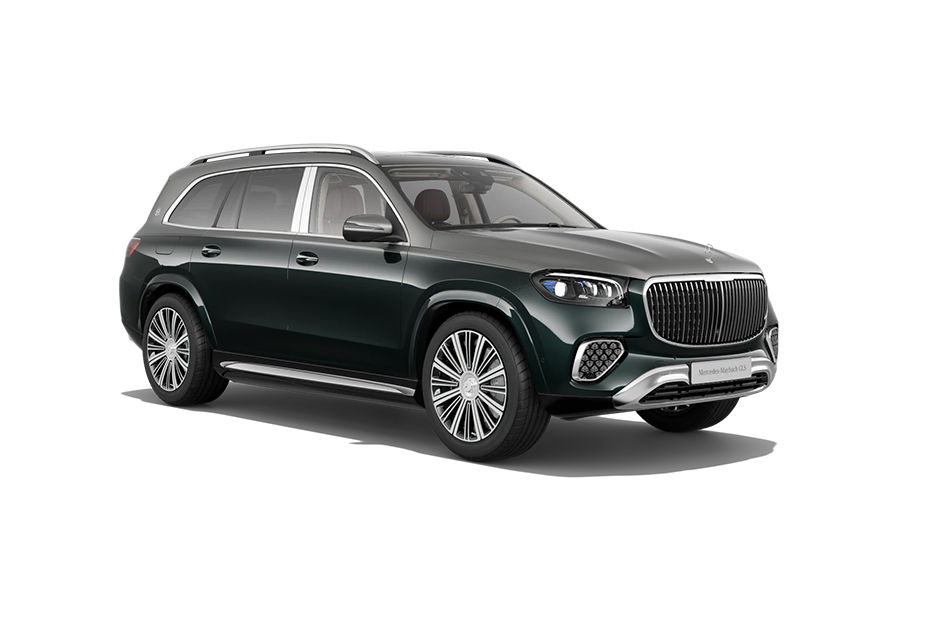 Mercedes-Benz Maybach GLS Emerald Green Mojave Silver Colour