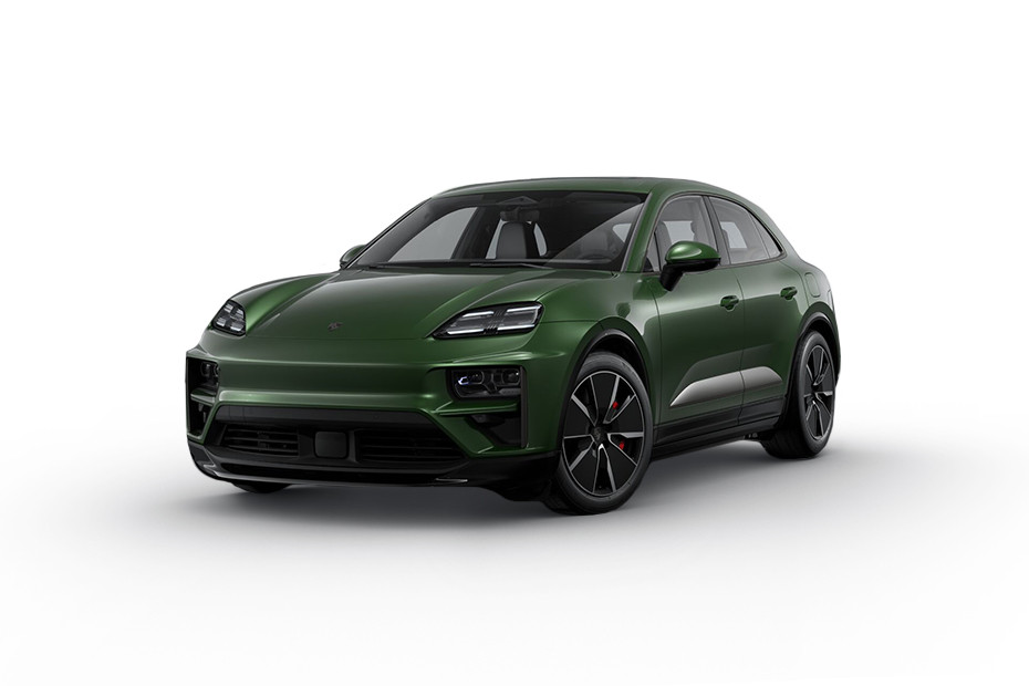 Porsche Macan EV Aventurine Green Metallic Colour