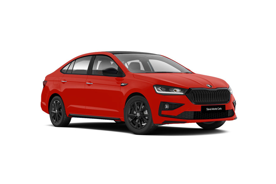 Skoda Slavia Lava Blue Colour