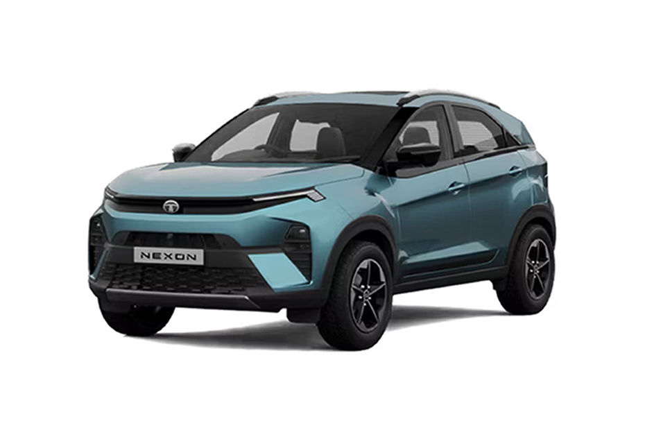 Tata Nexon Ocean Blue With White Roof Colour