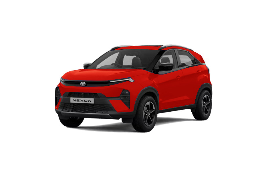 Tata Nexon Flame Red Colour