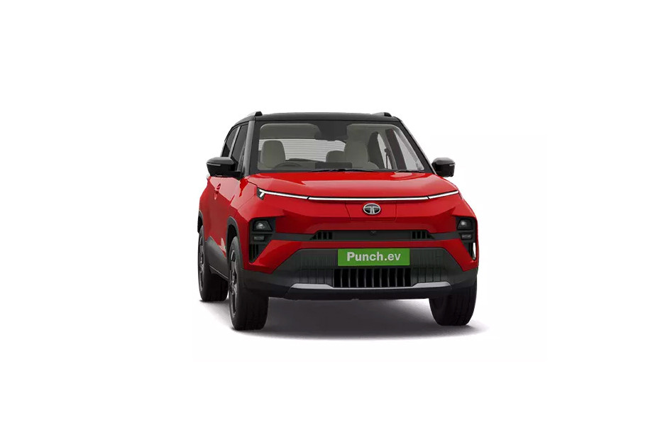 Tata Punch EV Fearless Red Dual Tone Colour