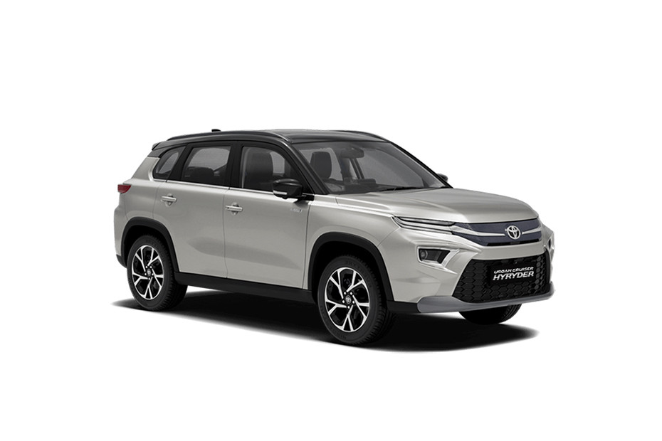 Toyota Urban Cruiser Hyryder Cafe White With Midnight Black Colour